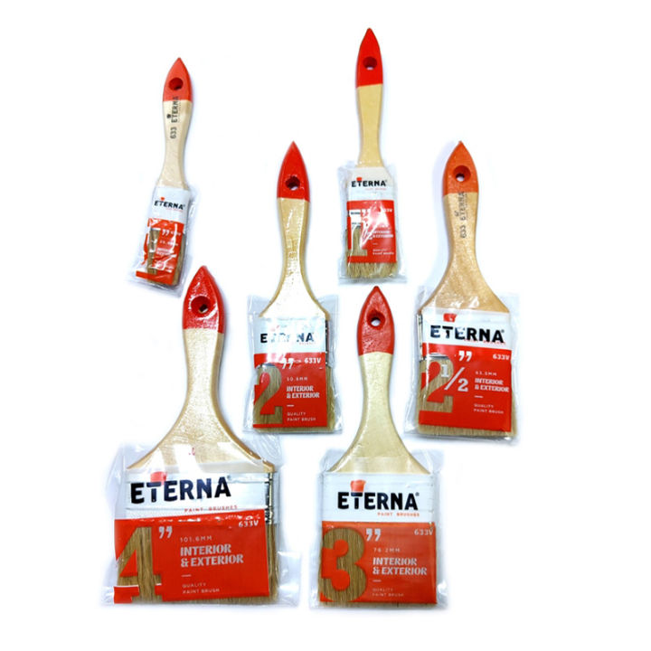 Kuas Cat Tembok Premium ETERNA 633 Original Mulai 1" inchi | Kuas ...