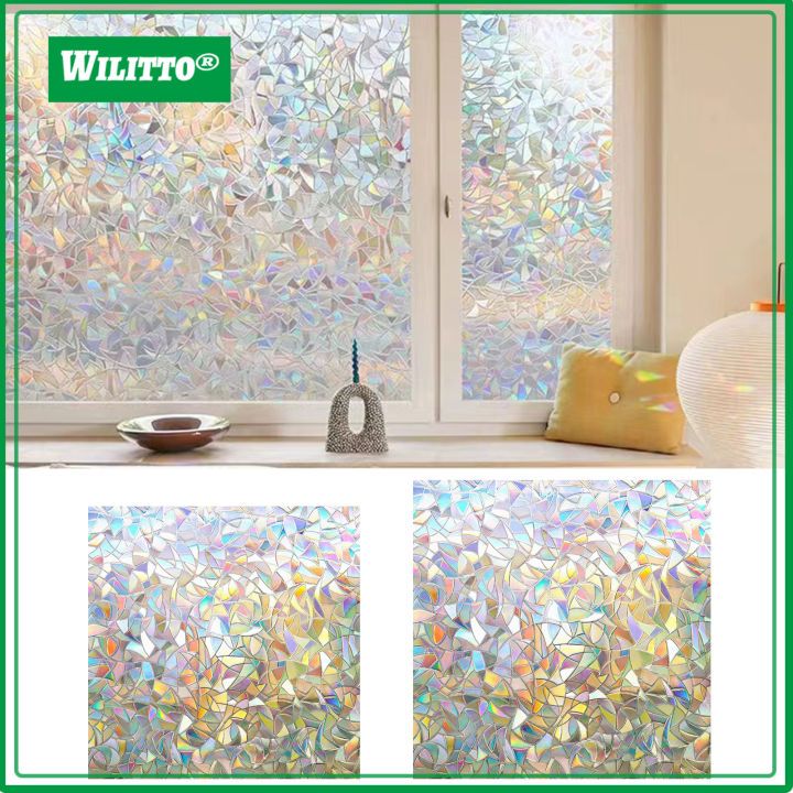 1 Roll Sun Catcher Window Sticker PVC Privacy Protection Rainbow ...