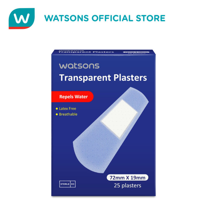 WATSONS Transparent Plaster 25 sheets | Lazada PH