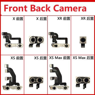 Original Front Back Camera For iPhone X XR XS XS Max Main Facing Camera ...