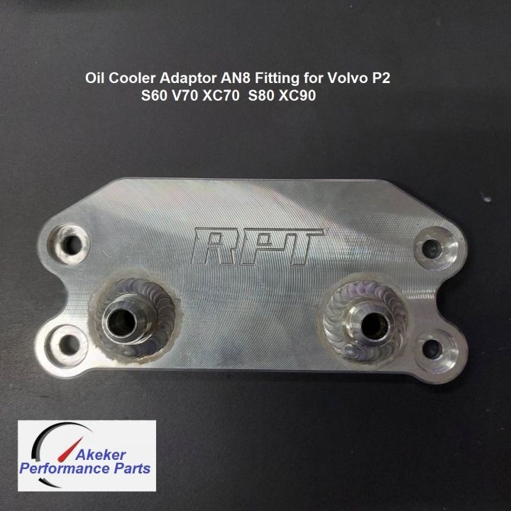 Oil Cooler Adaptor AN8 Fitting for Volvo P2 S60 V70 XC70 S80 XC90 ...