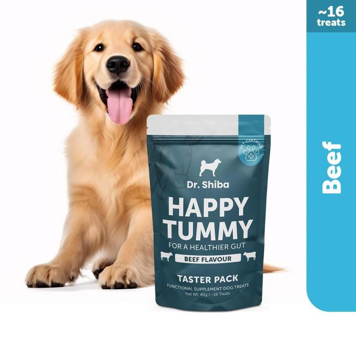 Dr. Shiba Happy Tummy Taster Pack - Beef 40g Dog Treat Snacks ...