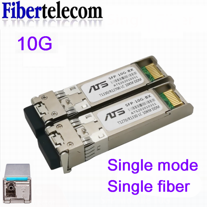 10G SFP module BIDI 10G BASE Fiber Optic SFP Transceiver Module Single ...
