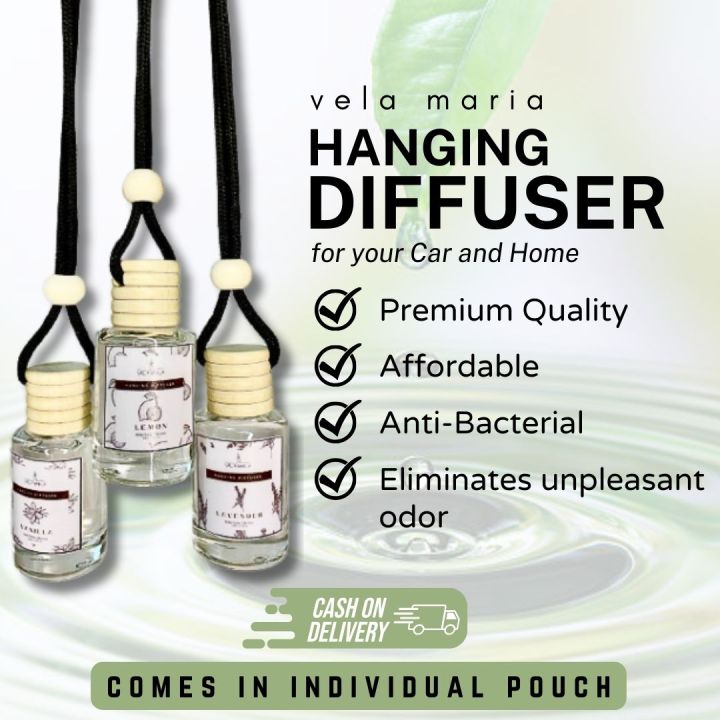 Car Air Freshener / Hanging diffuser 10ml Home Scent Collection by Vela Maria | Lazada PH