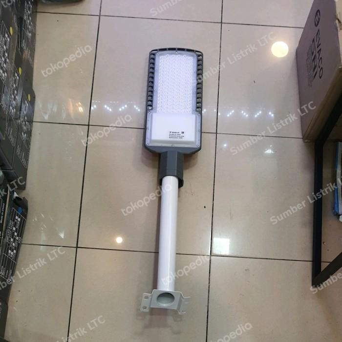 LAMPU JALAN 100W + TIANG LAMPU PJU LED PLUS TIANG LAMPU KOMPLIT TIANG ...