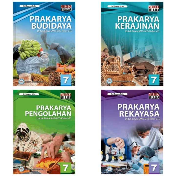Harga Satuan Buku Prakarya kelas 7 SMP Kurikulum Merdeka Prakarya Rekayasa Kerajinan Pengolahan ...