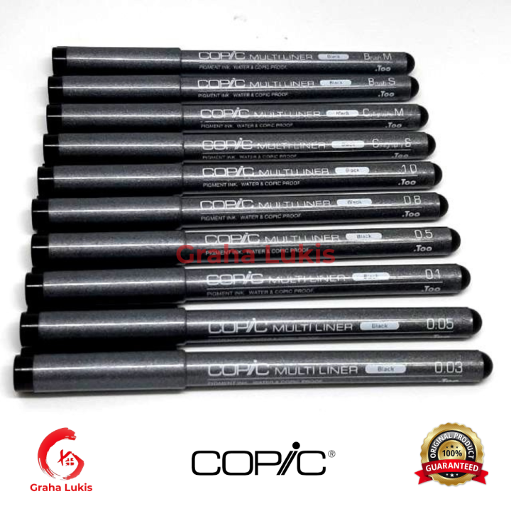 Copic Multiliner Black 003 - 08 | Lazada Indonesia