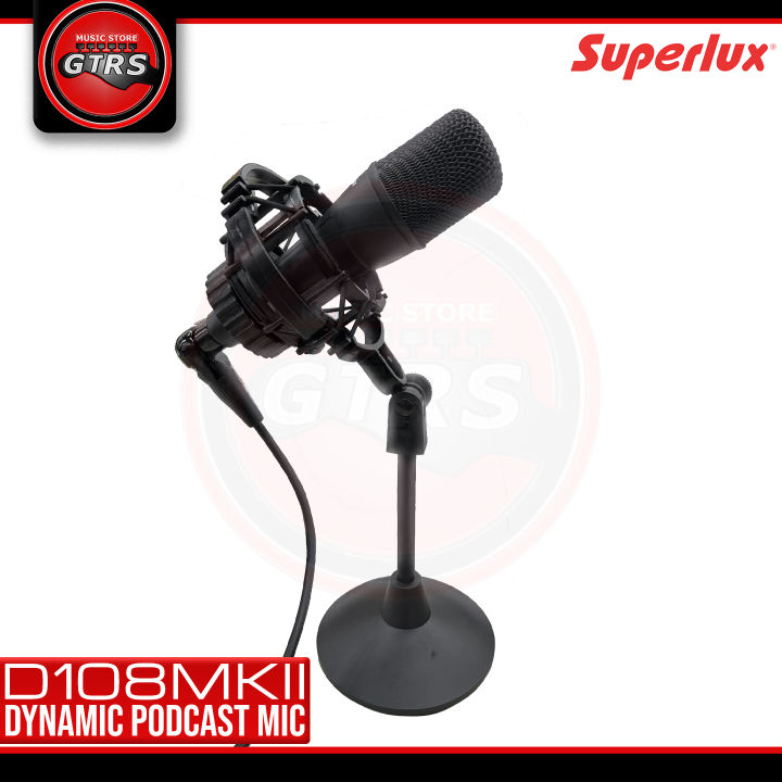 Superlux D108MKII Dynamic Podcast Microphone Kit | Lazada PH