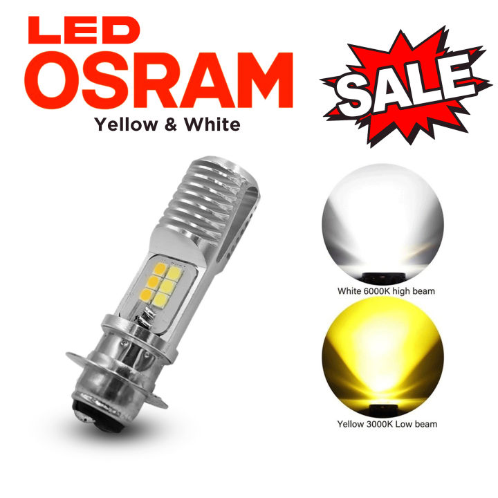 MIO I 125 OSRAM T19 MOTORCYCLE HS1 H4 LED HEADLIGHT BULB HI / LO BEAM MOTOR OSRAM LED BULB ...