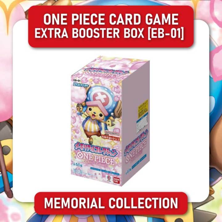One Piece Card Game (EB01) Memorial Collection EXTRA BOOSTER BOX EB-01 ...