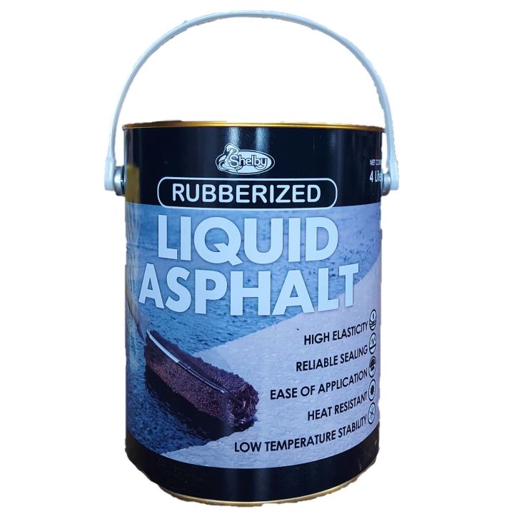 Shelby Rubberized Liquid Asphalt for Waterproofing - 4L | Lazada PH
