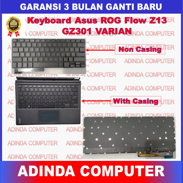 Keyboard Asus ROG Flow Z13 GZ301 NR2201 NR2201K Tablet 2-in-1 2022 Non ...