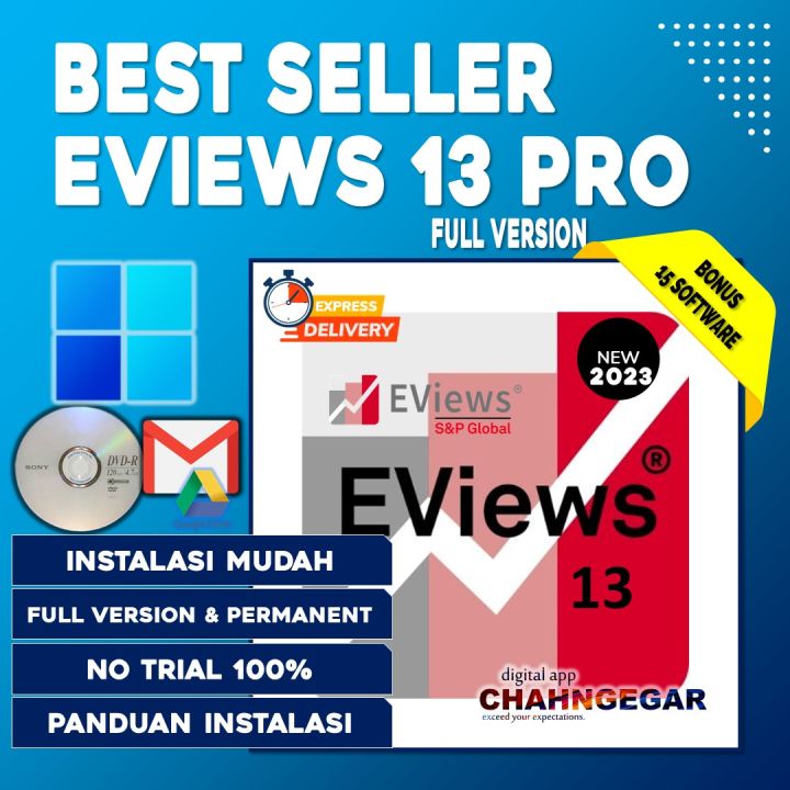 Eviews 13 Pro Enterprise Full Version Lifetime | Eviews 12 / Eviews Software Olah Data Statistik ...
