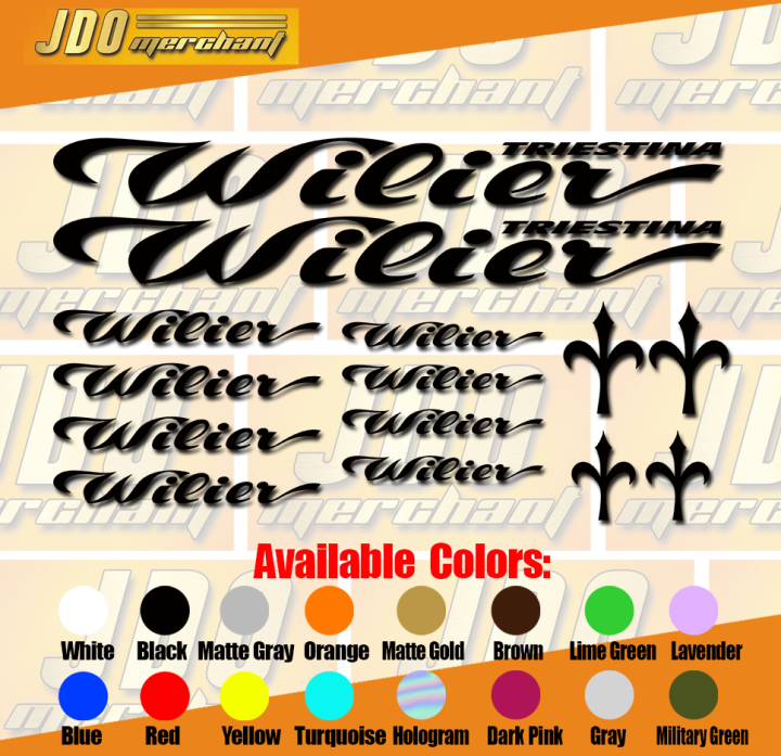 Willer Bike Vinyl Stickers Decals | Lazada PH