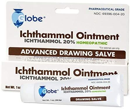 Ichthammol Ointment 20%, (Drawing Salve) 1oz Tube (28.3g ...