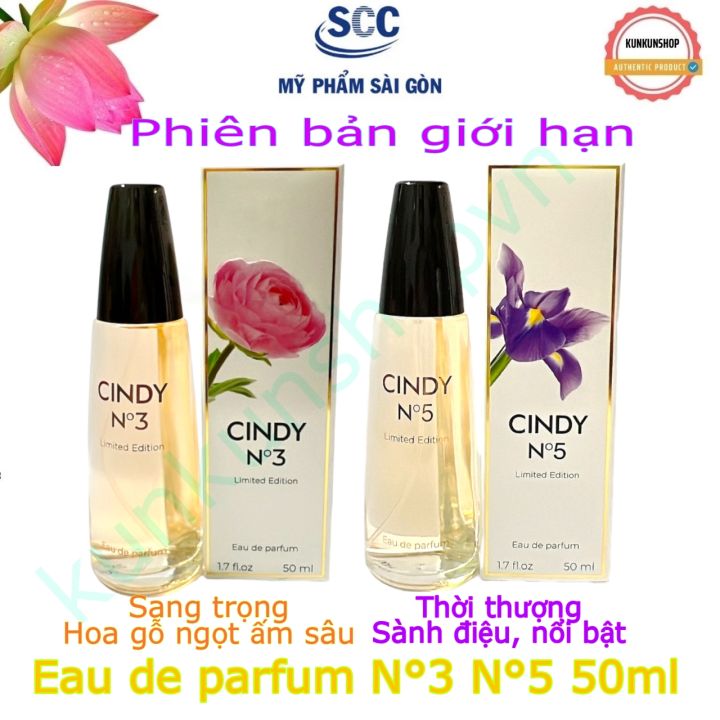 Nước hoa cindy No3 No5 nắp đen mẫu mới chính hãng phiên bản giới hạn hương thơm quyến rũ cổ điển ...