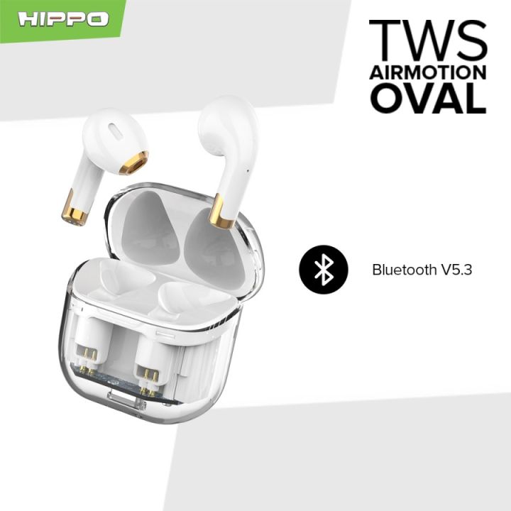 Hippo TWS Airmotion Oval Bluetooth 5.3 True Wireless Stereo HiFi Sound ...