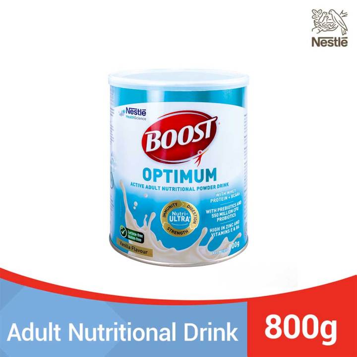 Boost Optimum Vanilla Milk Powder 800g | Lazada PH