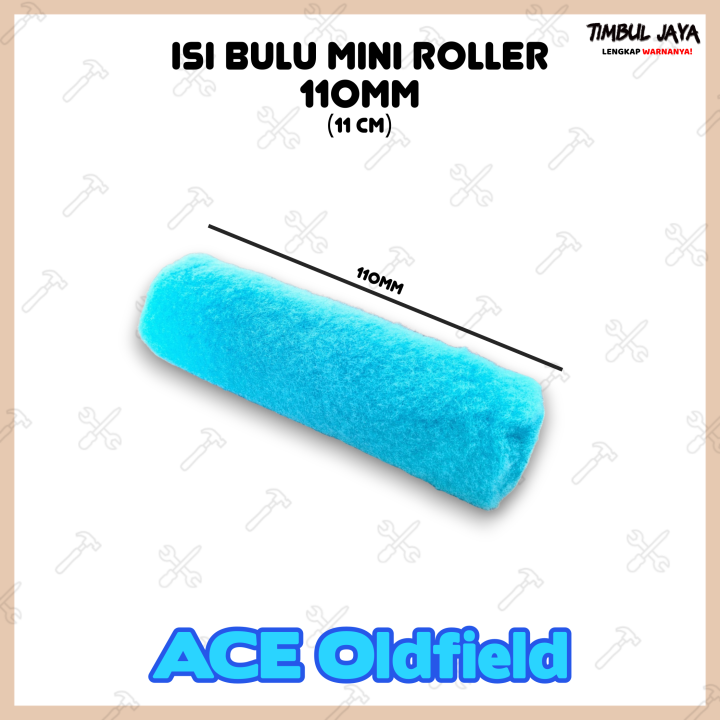 Isi Bulu Roll kecil ACE 110mm / Isi kuas roll kecil / mata bulu rol ...