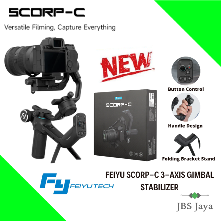 Feiyu Tech SCORP-C 3-Axis Handheld Gimbal Stabilizer Handle Grip for ... Feiyu Tech SCORP-C 3-Axis Handheld Gimbal Stabilizer Handle Grip for ...