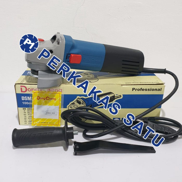 MESIN GERINDA 4" INCH VARIABLE SPEED DONGCHENG DSM10-100 ANGLE GRINDER ...