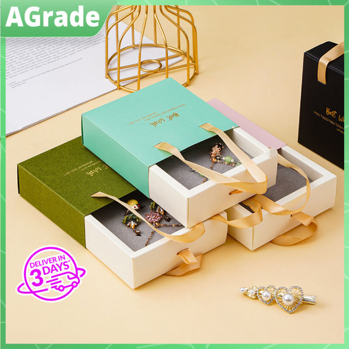 Elegant Gift Box Princess Style Jewelry Box Design with Handle Girls ...