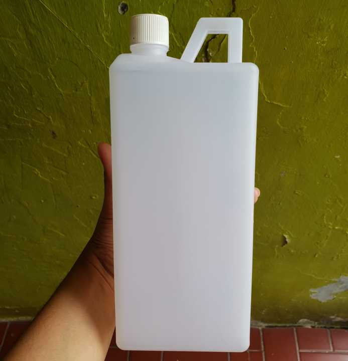 BOTOL JERIGEN 1 LITER / BOTOL PLASTIK / BOTOL PLASTIK HDPE 1L NO SEGEL ...