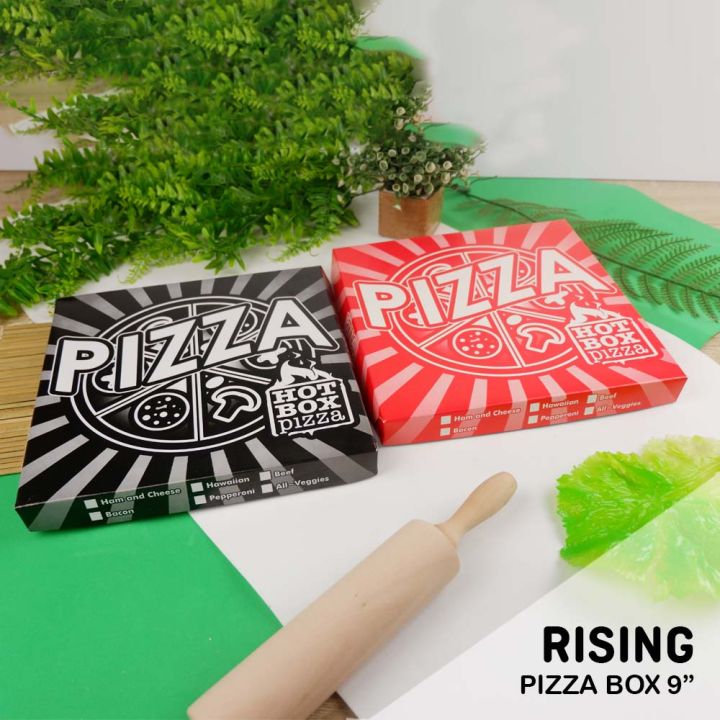 PIZZA BOX 9 INCHES (25 BOXES) with DESIGN | Lazada PH