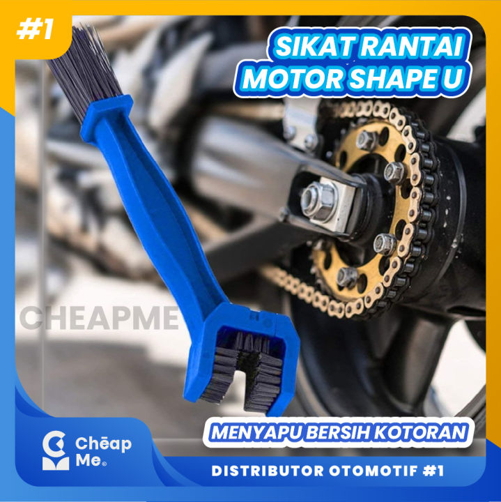 Sikat Rantai Motor Sepeda / Pembersih Rantai Kendaraan Debu Kotoran ...