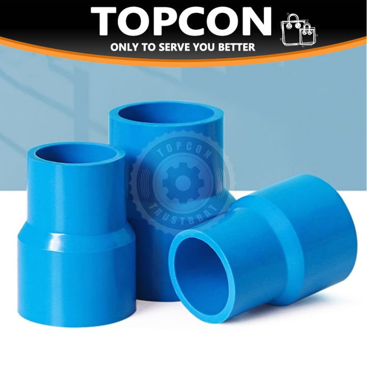 1/2" 3/4'' 1'' PVC Blue Reducer Water Pipe Fittings | Lazada PH