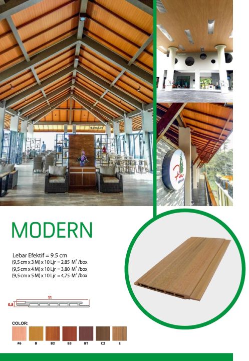 Harga Plafon WPC Duma Panel Modern 100 | Jawa Timur | Lazada Indonesia