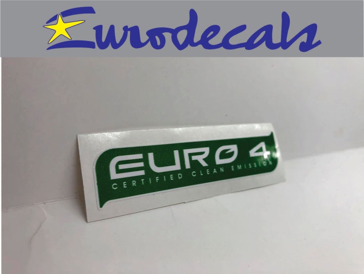 Euro 4 Certified Clean Emission Printed Sticker | Lazada PH