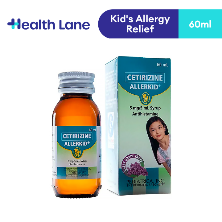 Allerkid 60mL Syrup For Relief Of Kid's Allergy | Lazada PH