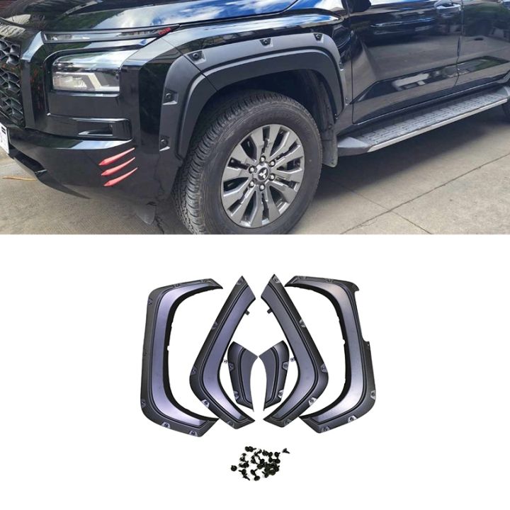 Mitsubishi TRITON / strada 2024 to 2025 matte black car Fender Flares ...