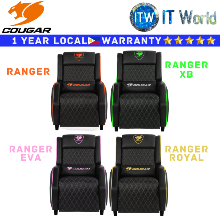 Itw | Cougar Gaming Sofa Ranger Recliner Headrest and Lumbar Design ...
