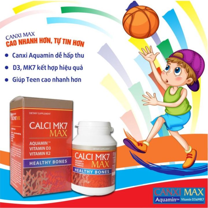 Calci Mk7 Max bổ sung canxi tảo biển đỏ tự nhiên.Calci Mk7 Max bổ sung ...