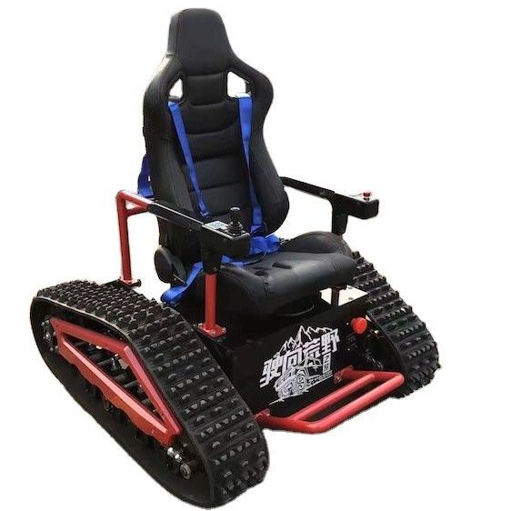 Customized Rubber Tracked Wheelchair with remote control motor power ...