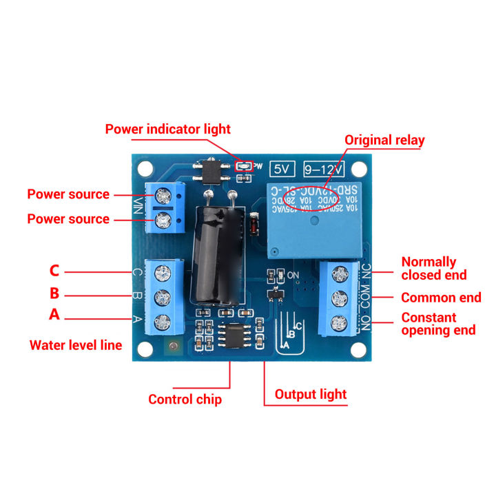 12V DC Water Level Controller Module Automatic Water Level Detection ...