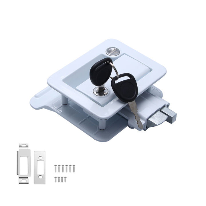 【COD】RV Door Lock Zinc Alloy Entry Door Latch Lock Replacement Kit with ...