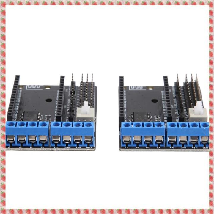 (VAEF) 2Pcs L293D WiFi Motor Drive Expansion Board Shield Module for NodeMCU ESP-12E ESP8266 ...