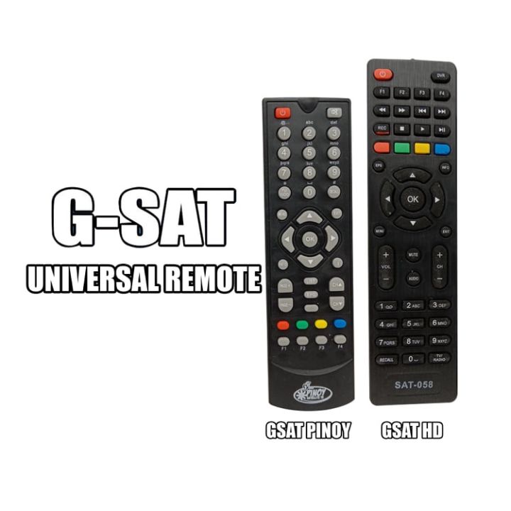 GSAT HD and GPINOY TV Remote Control Unit GSAT DIRECT TV HD REMOTE ...