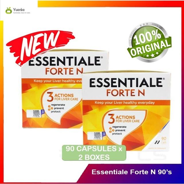 ESSENTIALE FORTE N 300MG 90 Capsules Liver Health Support (EXP 01/2025 ...