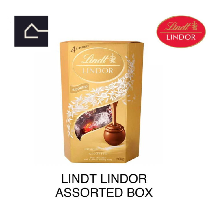 Lindt Lindor Assorted Chocolate 200 g. ลินด์ ลินเดอร์ ช็อกโกแลตรวมรสสอด ...