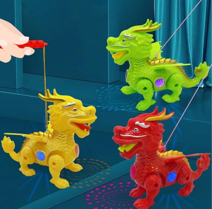 GOLD DRAGON naga emas Mainan Naga Elektrik barongsai naga kayu | Lazada ...