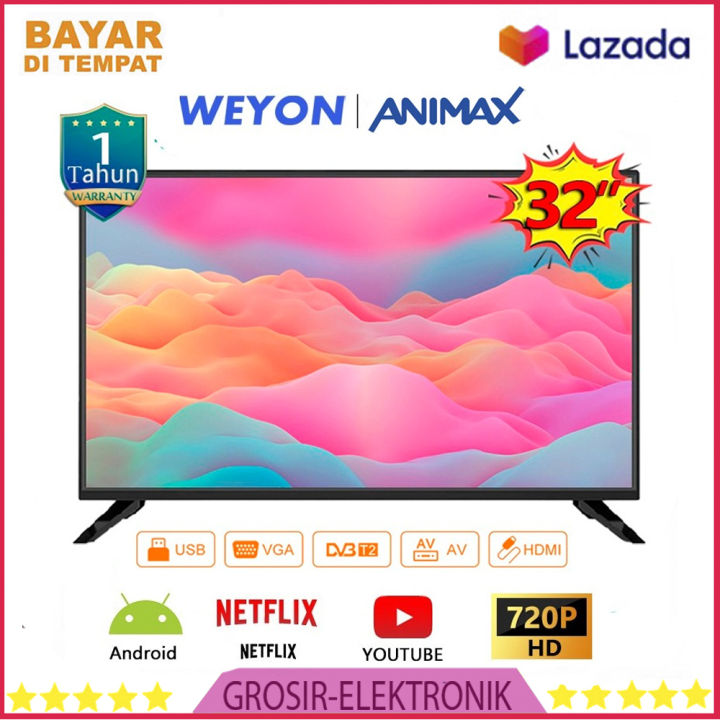 Weyon TV LED 32 inch Full HD Ready Smart TV Televisi | Lazada Indonesia