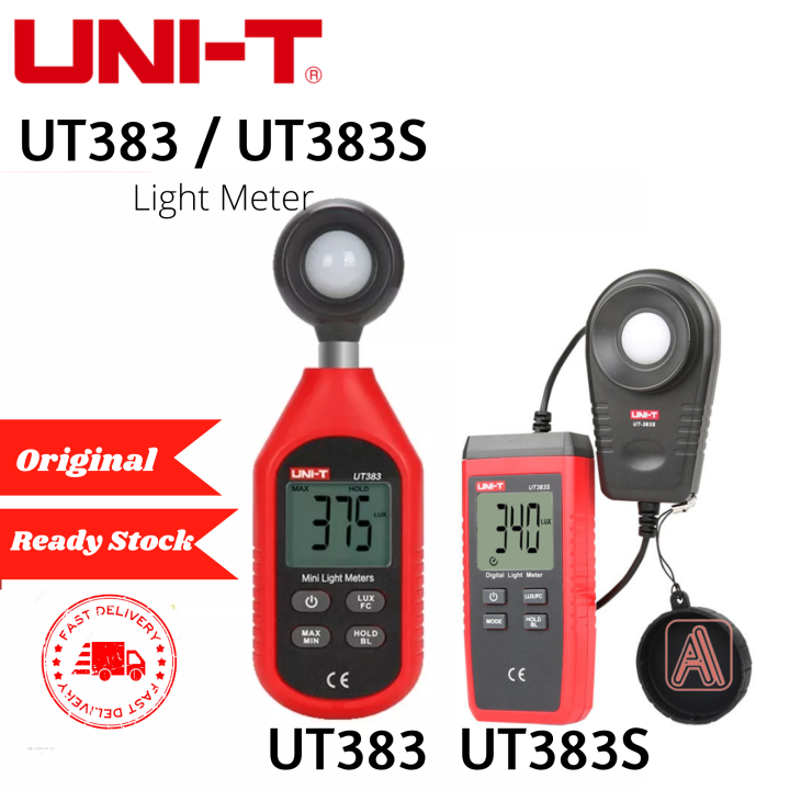 UNI-T UT383 / UT383S Mini Light Meter (Illuminance 0~199,900Lux) | Lazada