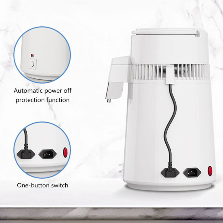 750W 220 V 4L Large Laboratory Household Distilled Water Machine ...