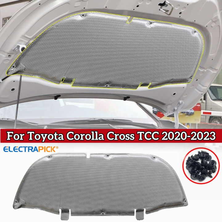 Front Hood Engine Sound Heat Insulation Cotton Pad Soundproof Pad Mat ...