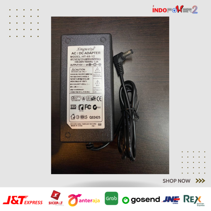 AC / DC Adapter 12V 4A Adaptor DVR / CCTV 4A 12V adaptor camera 4 amp ...