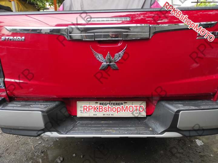 Mitsubishi Strada Tail Gate Cover Silver (GLX/GLS/Triton/Athlete/L200 ...